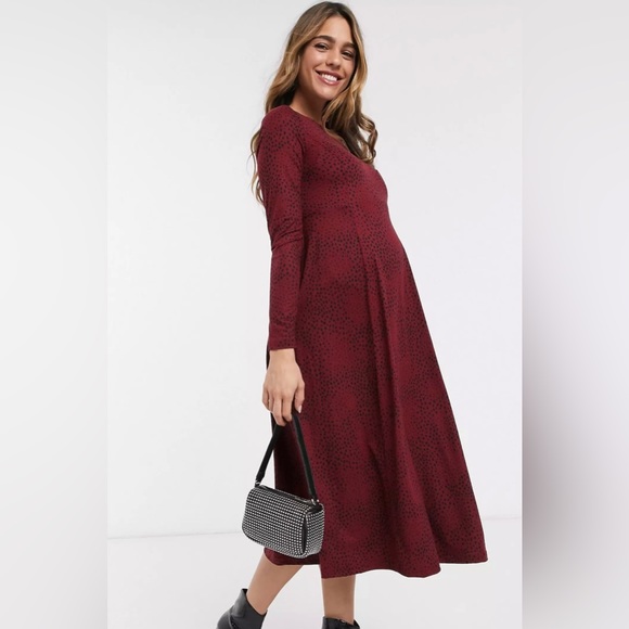 New Look | Dresses | New Look Maternity Midi Dress Size 8 | Poshmark
